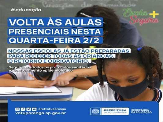 Mais De 9 Mil Alunos Voltam às Aulas Em Votuporanga Nesta Quarta Feira