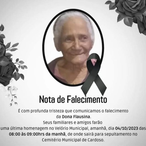 PERDA: falece a senhora Flausina, aos 85 anos de idade – Votunews – A ... PERDA: falece a senhora Flausina, aos 85 anos de idade – Votunews – A ...