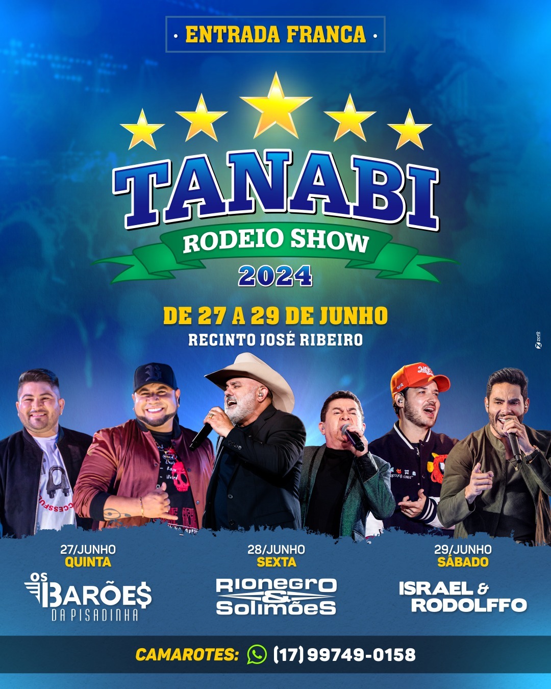 Tanabi Rodeio Show terá três noites de portões abertos com grandes ...